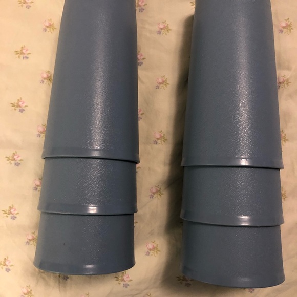 Tupperware | Dining | Vintage Blue Tupperware Stackable Cups | Poshmark